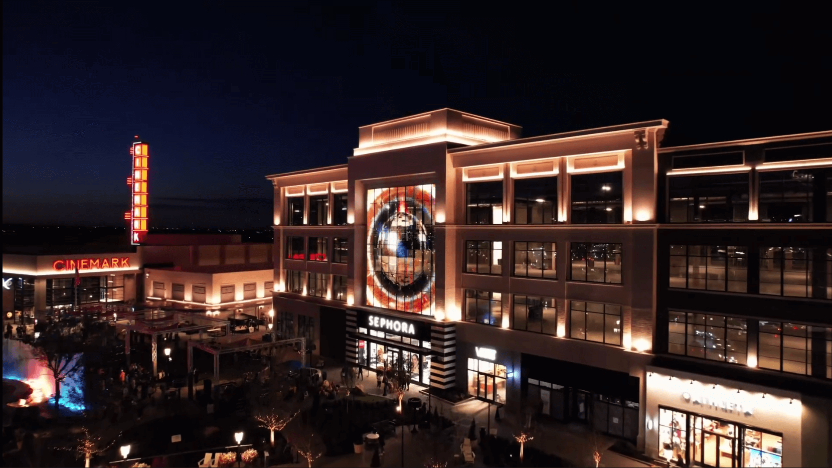 Transparent LED Glass Media Facade - GLAAM America