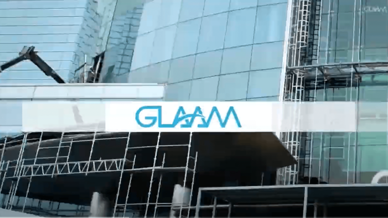 Transparent LED Glass Media Facade - GLAAM America